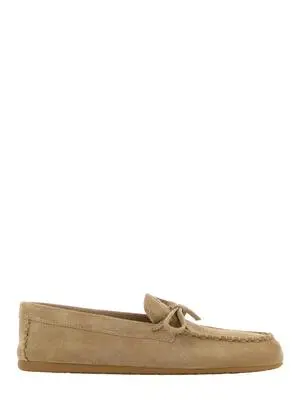 Miu Miu Suede Loafers - Brown