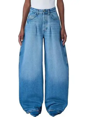Jacquemus Light Denim Wide-leg Jeans - Blue