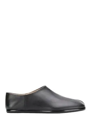 MAISON MARGIELA Maison Margiela Black Leather Tabi Slip-On Loafers