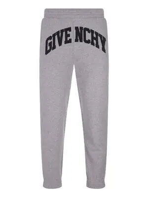 Givenchy Cotton Logo Sweatpants - Gray