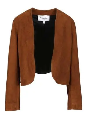 ALAÏA ALAIA Short Suede Blazer