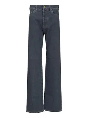 Miu Miu Miu Miu Straight-Leg Denim Trousers Blue