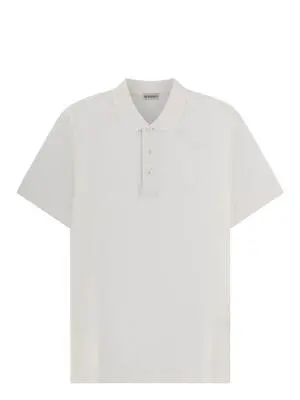 Burberry Polo In Cotone - White