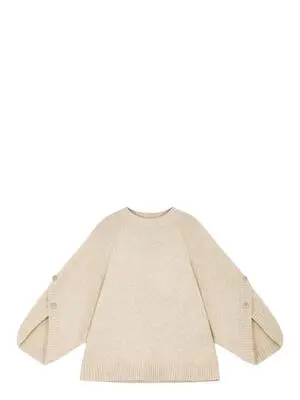 Max Mara Cashmere Wool Crew Neck Sweater - Multicolor
