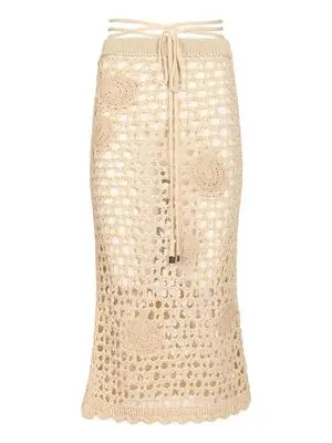 ATTICO The Attico Midi Skirt