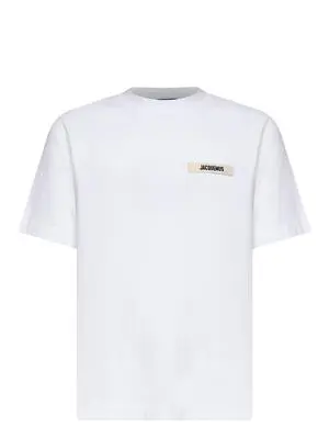 Jacquemus White The Gros Grain T-shirt - Multicolor