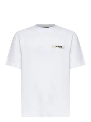Jacquemus White The Gros Grain T-shirt - Multicolor