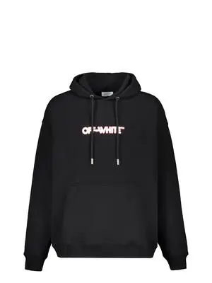 Off-White Logo Hoodie - Black
