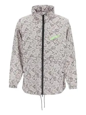 Kenzo Snakeskin Printed Jacket - Cream