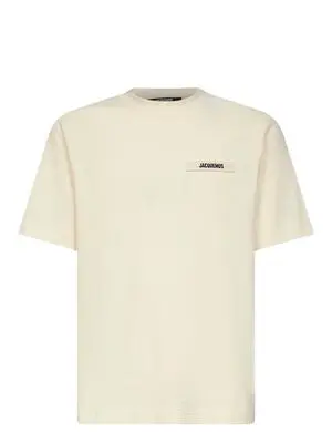 Jacquemus Beige The Gros Grain T-shirt - Multicolor