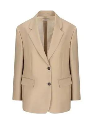 Prada Single-breasted Blazer - Cream