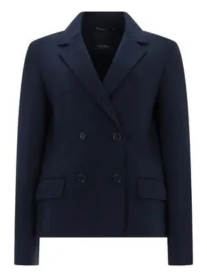 Max Mara Double-breasted Jacket - Blue