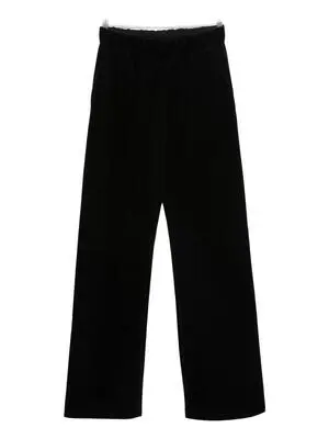 GOLDEN GOOSE Cotton Velvet Wide-leg Trousers - Multicolor
