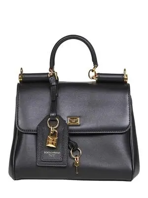 Dolce & Gabbana Black Small My Sicily Handbag - Multicolor