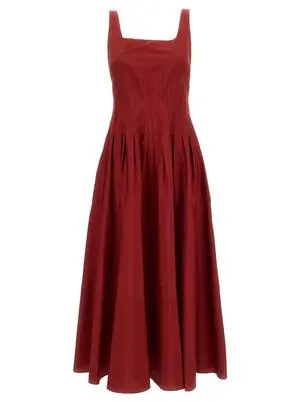 Max Mara MAX MARA STUDIO Sleeveless Cotton Poplin Dress Multicolor