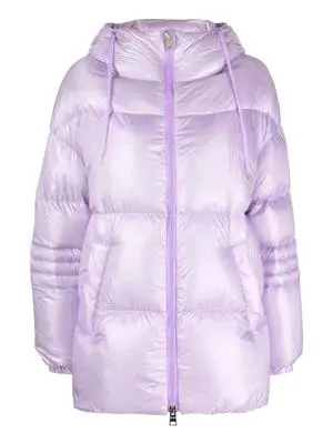 Herno Padded Down Jacket With Drawstring Hood - Pink