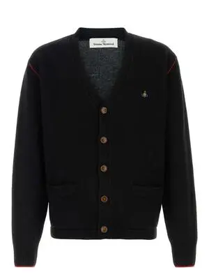 VIVIENNE WESTWOOD Wool Blend Cardigan - Black