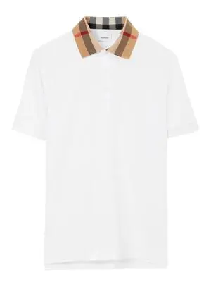 Burberry Polo Shirts - White