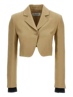 Max Mara MAX MARA Buono Cropped Blazer Multicolor