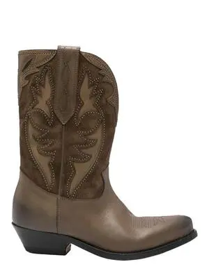 GOLDEN GOOSE Wish Star Low Leather Boots - Multicolor