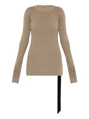 RICK OWENS RICK OWENS DRKSHDW Cotton Long Sleeve Crew Neck T-Shirt