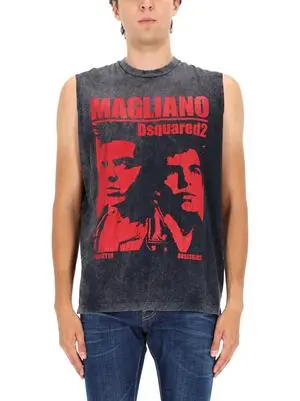 Dsquared2 X Magliano T-shirt - Gray