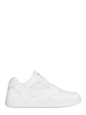 Celine Ct-09 Low Trainer Sneakers In Calfskin And Mesh - Multicolor