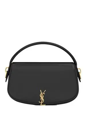 Saint Laurent SAINT LAURENT Voltaire Half-Moon Shoulder Bag Black
