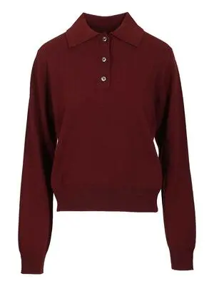 MAISON MARGIELA Wool Polo Shirt - Multicolor