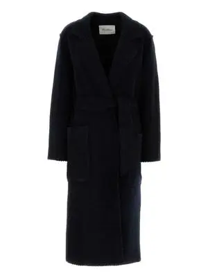 Max Mara Wool Blend Coat - Blue