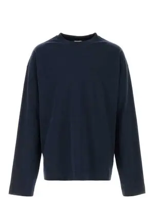 Dries Van Noten Midnight Cotton Hegland T-shirt - Blue