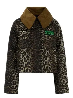 BARBOUR X GANNI Printed Cotton Jacket - Multicolor