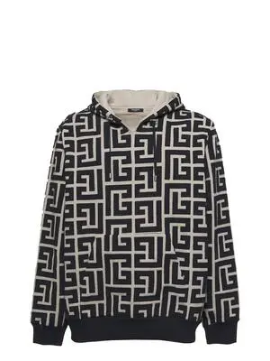BALMAIN BALMAIN Monogrammed Hooded Sweatshirt