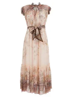 Zimmermann Alchemy Midi Dress - Multicolor