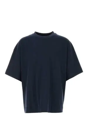 Dries Van Noten Midnight Cotton Heno Oversize T-shirt - Blue