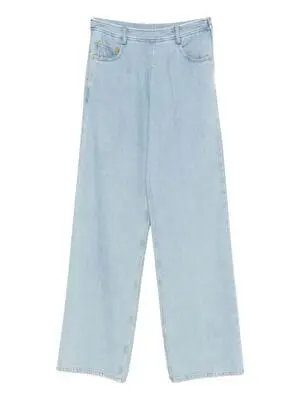 FORTE_FORTE High-waisted Denim Jeans - Multicolor