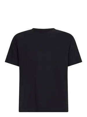 Dries Van Noten Black Jersey Regular-fit Crewneck T-shirt - Multicolor