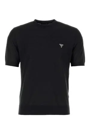 Prada Wool T-shirt - Black