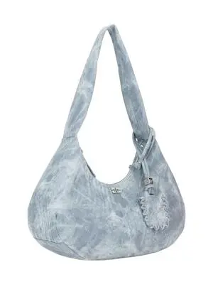 GANNI Bleached Hobo Bag - Multicolor