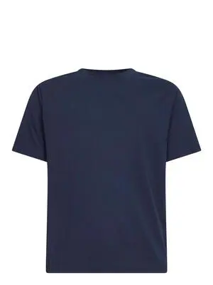 Dries Van Noten Navy Blue Jersey Regular-fit Crewneck T-shirt - Multicolor