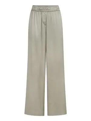 Brunello Cucinelli Silk Trousers - Multicolor