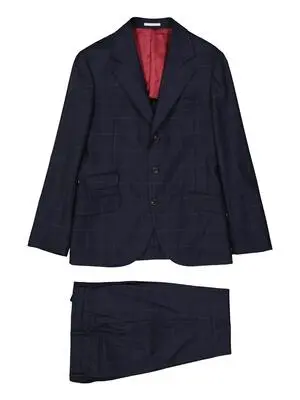 Brunello Cucinelli Brunello Cucinelli Wool Suit Men Blue