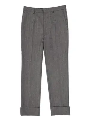 Prada Wool Tailored Pants - Gray