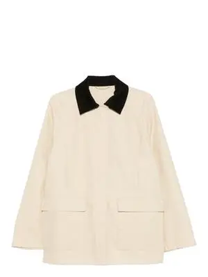 TOTEME TOTEME Cotton Country Jacket With Corduroy Collar Multicolor