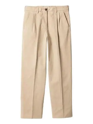 Miu Miu Gabardine Belted Pants - Multicolor