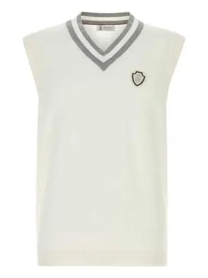 Brunello Cucinelli Cotton Vest - White