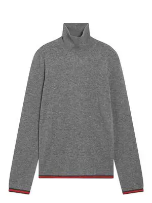 Gucci Grey Cashmere Turtleneck Sweater - Multicolor