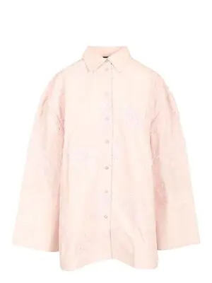ROTATE BY BIRGER CHRISTENSEN ROTATE Floral Applique Shirt Multicolor