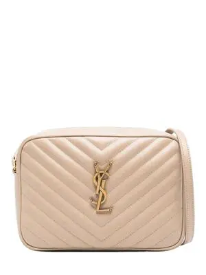 Saint Laurent SAINT LAURENT "Camera Bag Lou" Crossbody Bag Cream