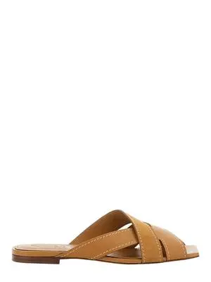 TOD'S TOD'S Smooth And Suede Leather Sandals Multicolor